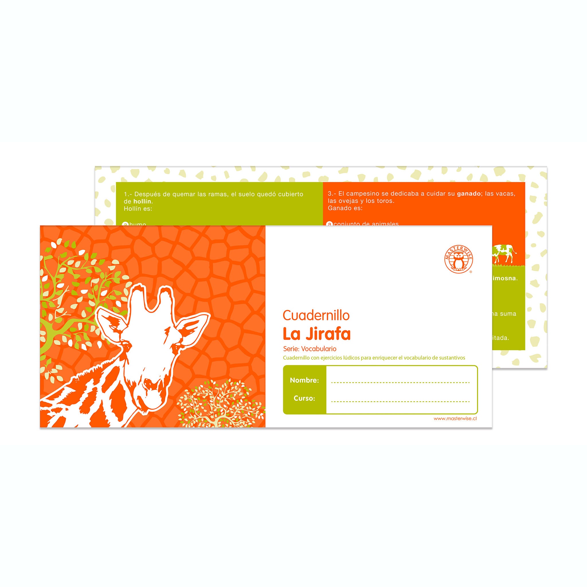 CUADERNILLO VOCABULARIO LA JIRAFA · Masterwise