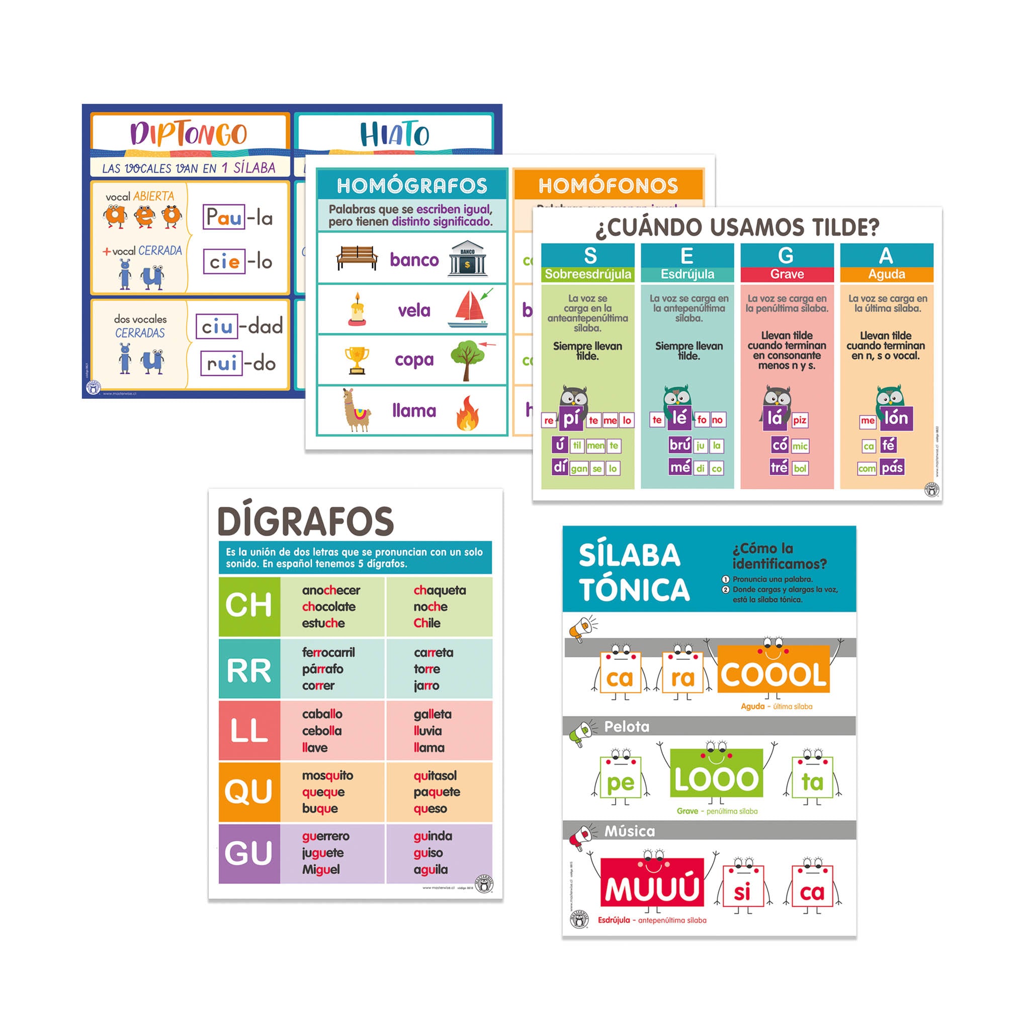 SET 5 PANELES ORTOGRÁFICOS · Masterwise