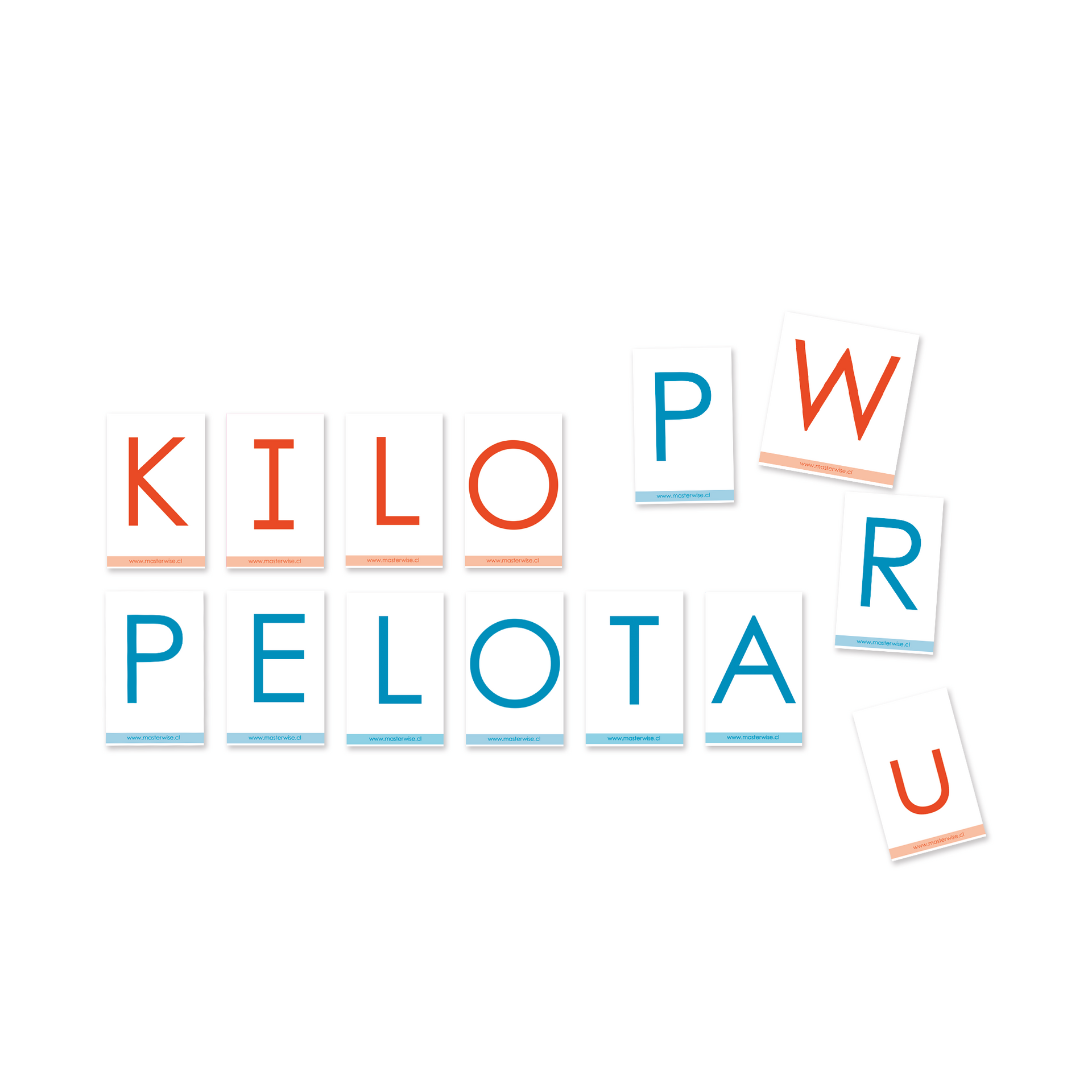 SET DE LETRAS MÓVILES · Masterwise
