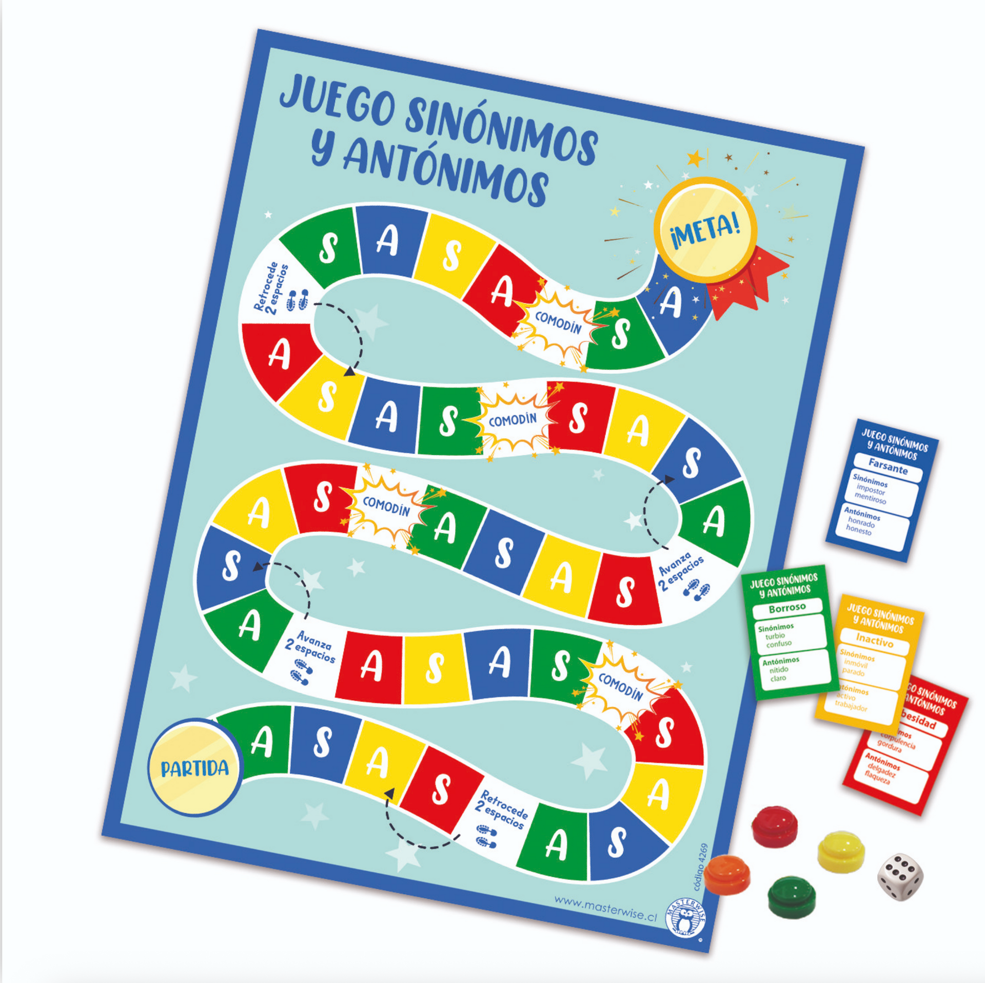 JUEGO SINÓNIMOS Y ANTÓNIMOS · Masterwise