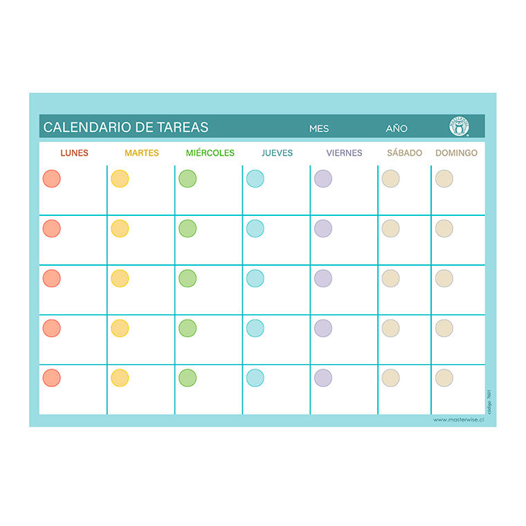 CALENDARIO SIMPLE · Masterwise