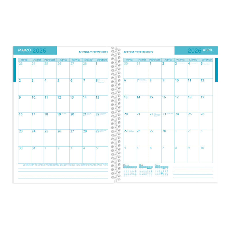 Cuaderno De Planificación Docente Azul · Masterwise