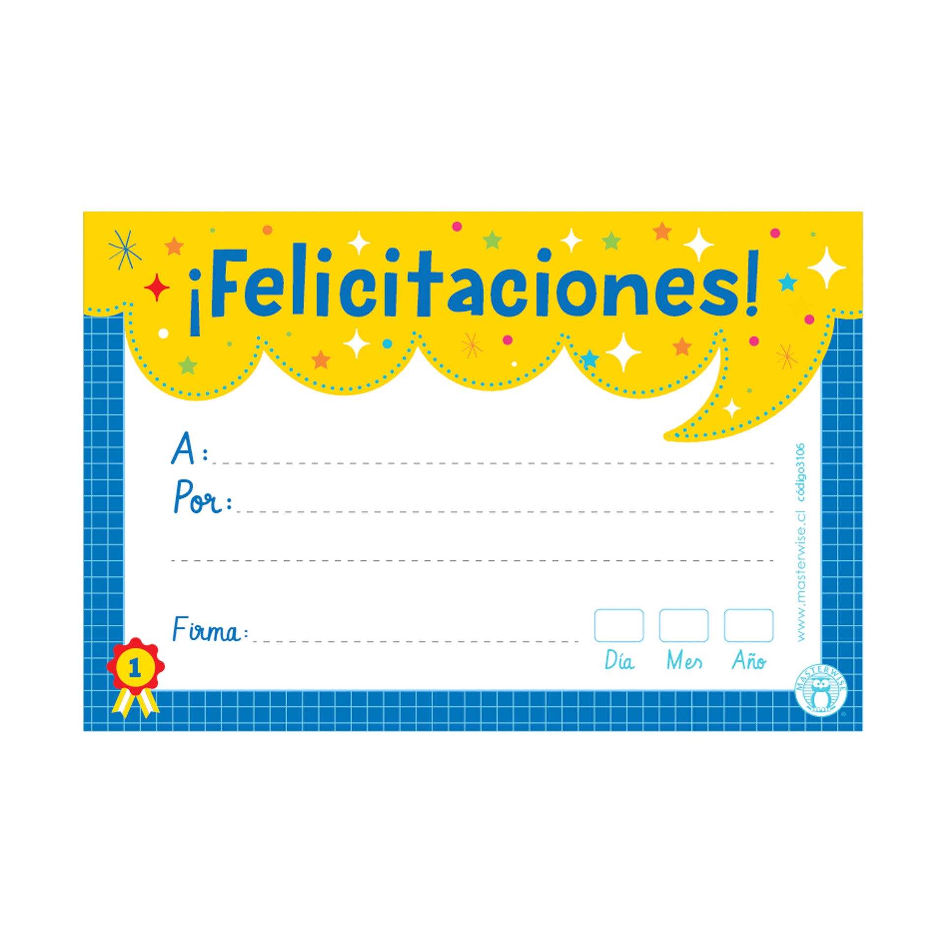 MINIDIPLOMA FELICITACIONES 2 · Masterwise
