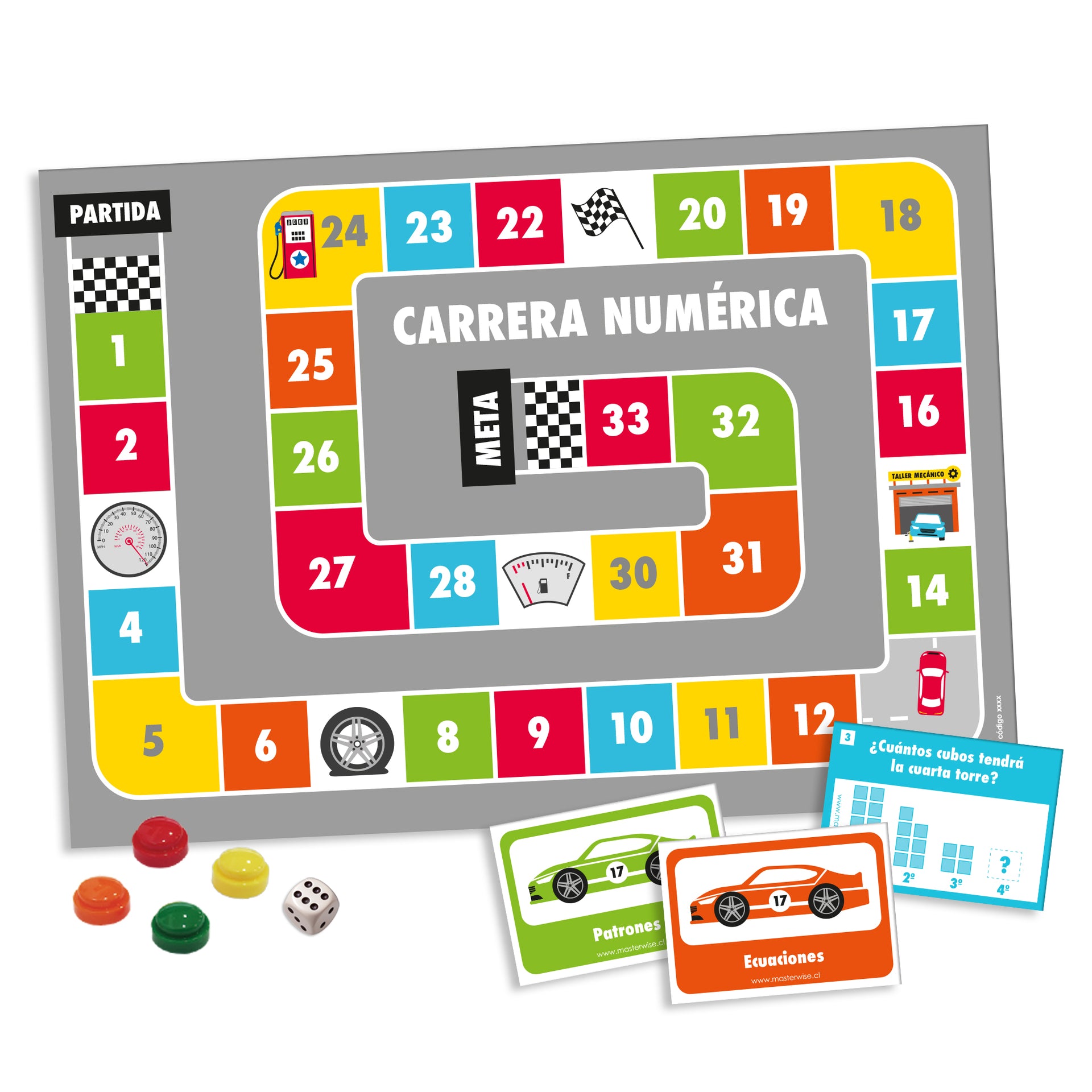 JUEGO LA CARRERA NUMÉRICA · Masterwise
