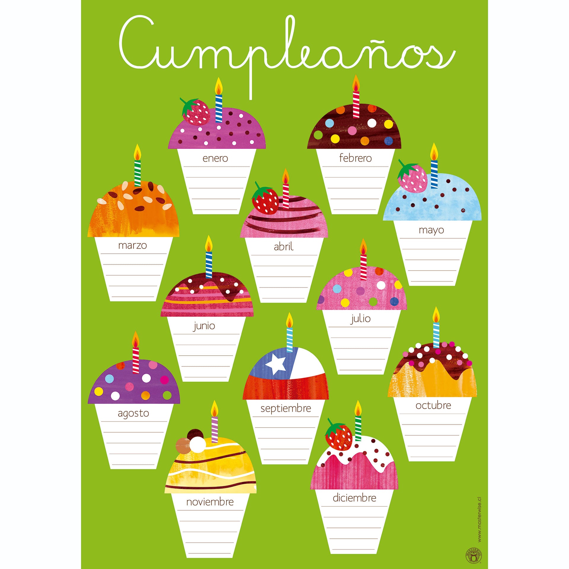 CALENDARIO CUMPLEAÑOS · Masterwise