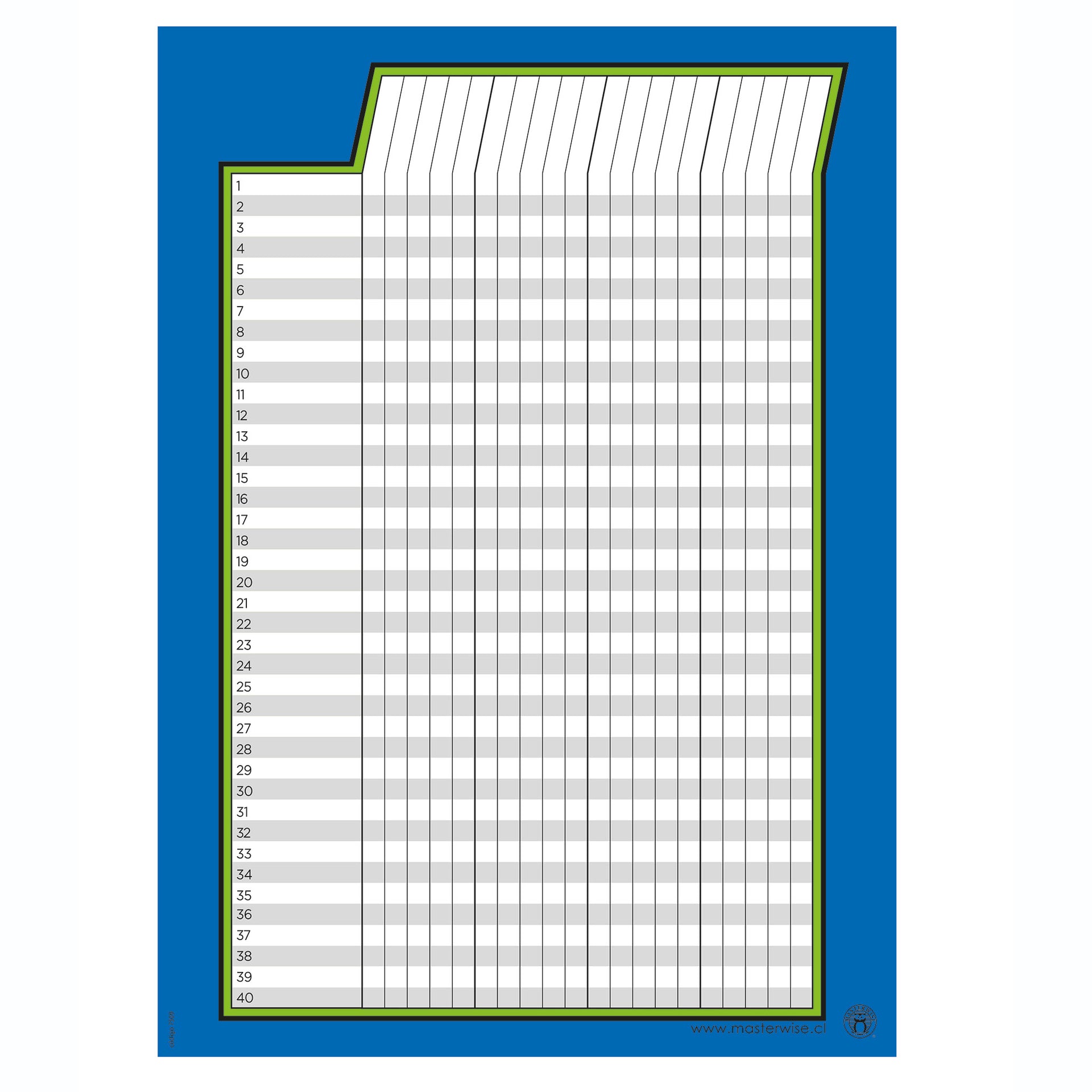 PANEL REFORZAMIENTO AZUL · Masterwise