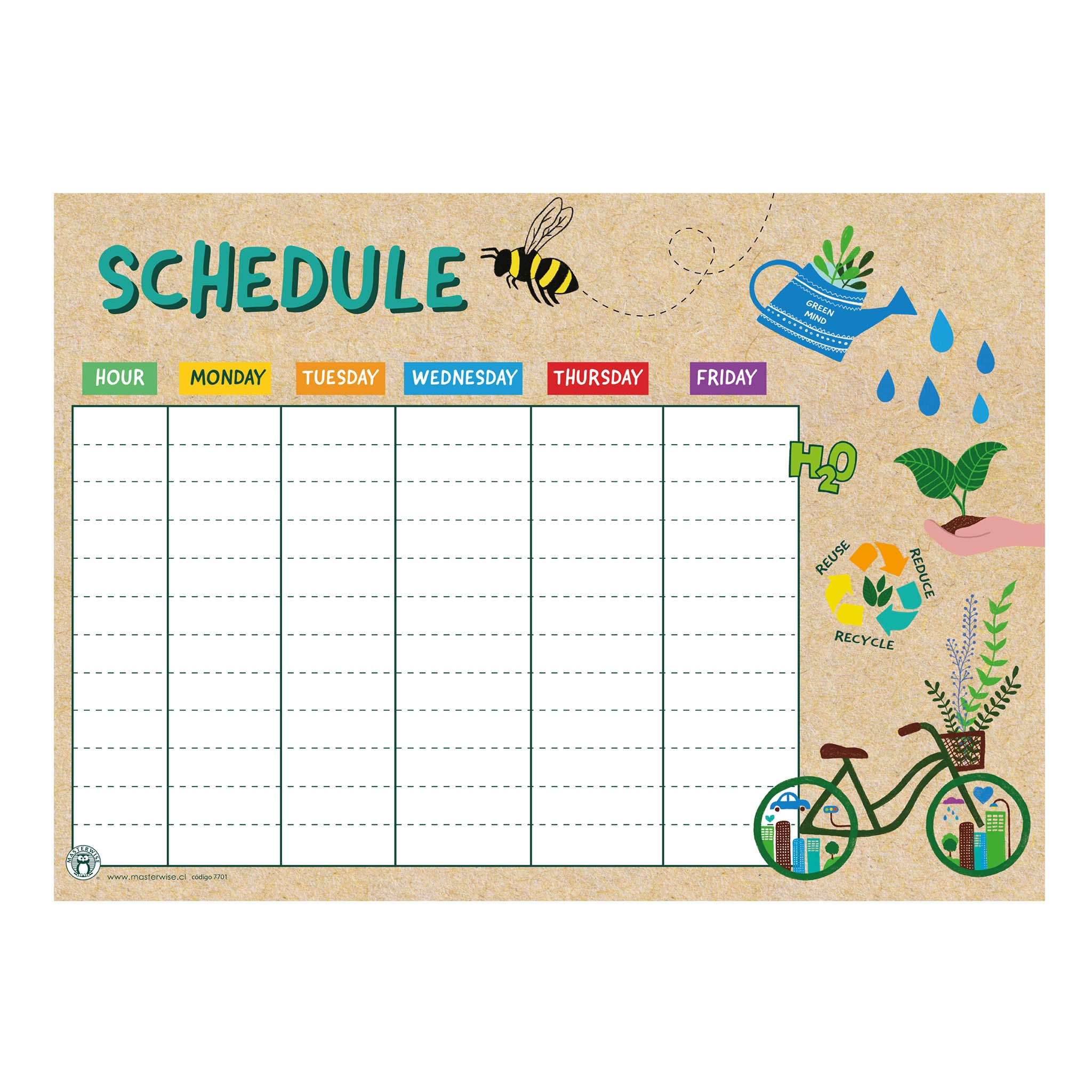 HORARIO SAVE THE PLANET · Masterwise