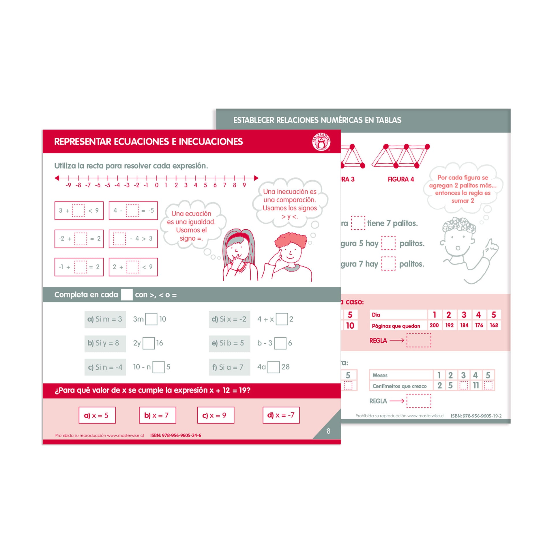 CUADERNILLO PATRONES Y ÁLGEBRA 3 · Masterwise